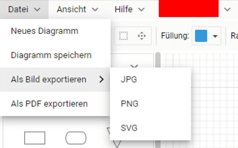Wie kann ich mein Diagramm exportieren? - IQProcess